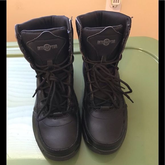 Interceptor | Shoes | Mens Interceptor Tactical Boots In Black And Size ...